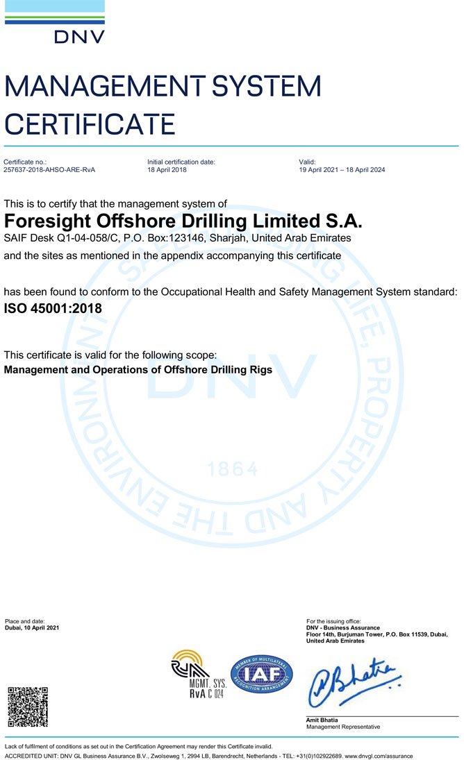 Offshore and Onshore Drilling - Foresight